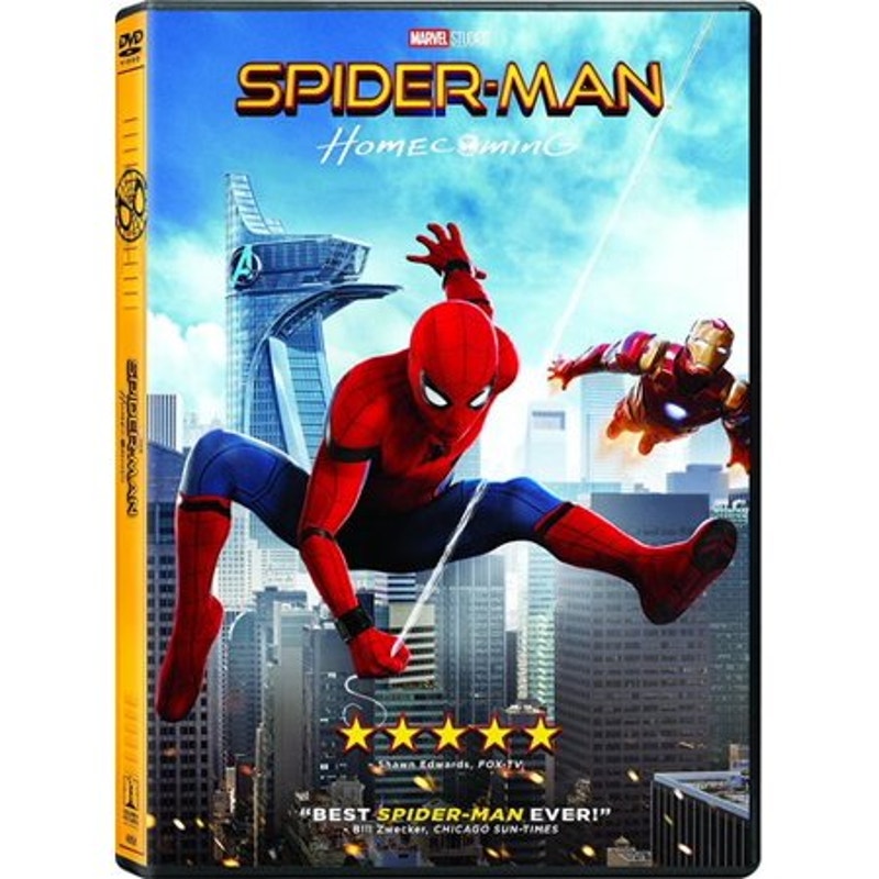 Spider-Man Homecoming DVD 2017 Action Adventure – Tom Holland, Marvel ...